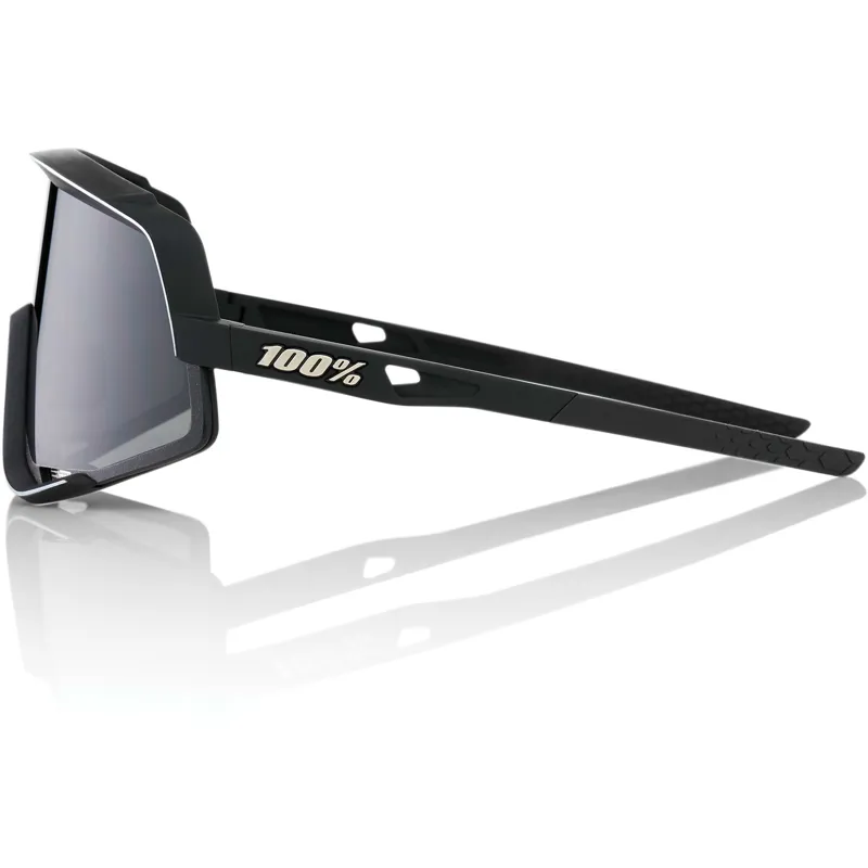 100 Percent Glendale Black with Smoke Lens Sunglasses