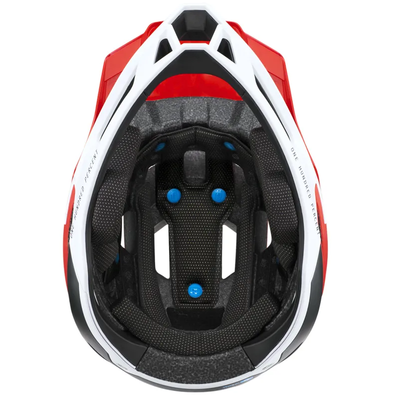100 Percent Trajecta Red Full Face MTB Helmet