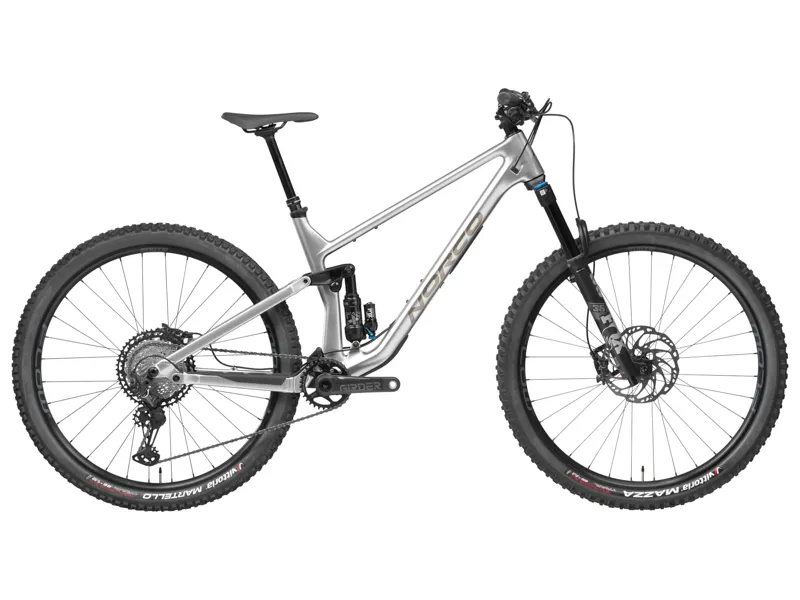 Norco Optic C2 Silver Carbon Full Suspension Mountain Bike