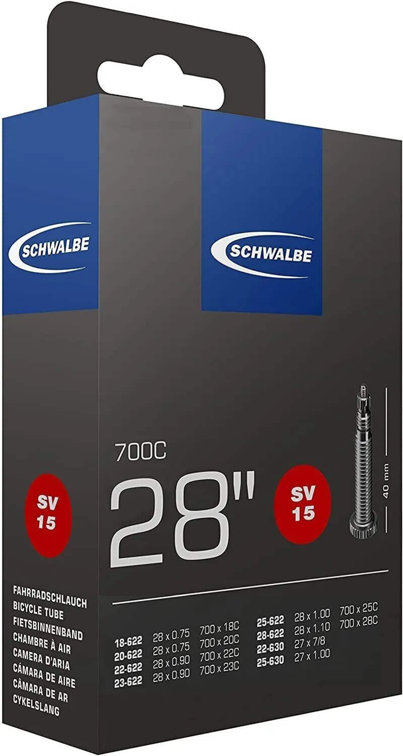 Schwalbe SV15 700 x 18-28 Presta Inner Tube