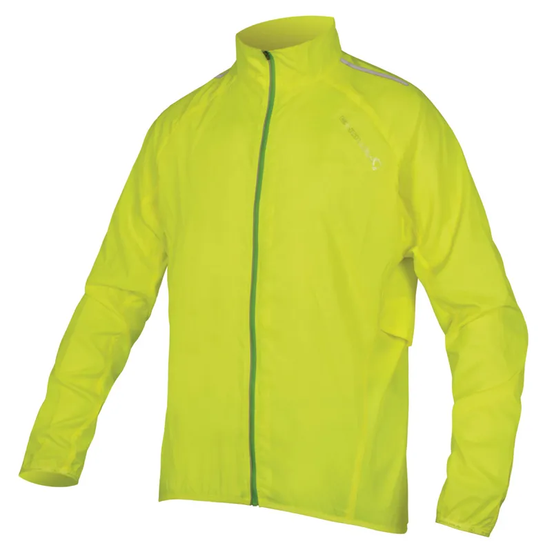 Endura Pakajak II Packable Hi Viz Yellow Cycling Jacket