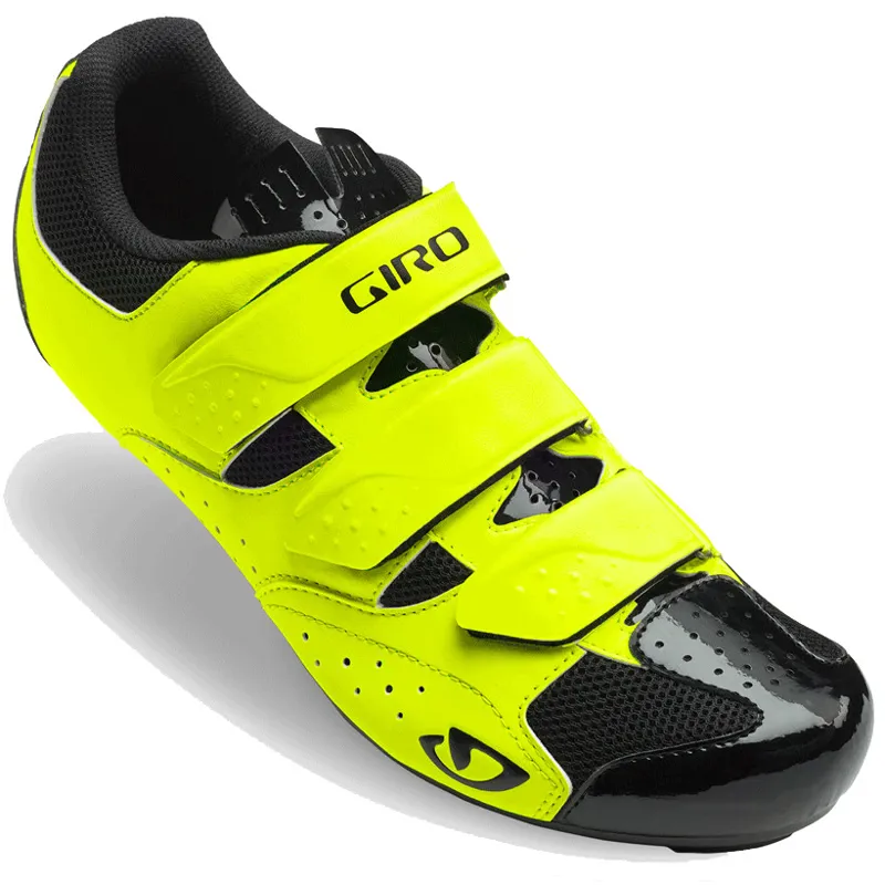 Giro Techne Highlight Yellow Road Cycling Shoes
