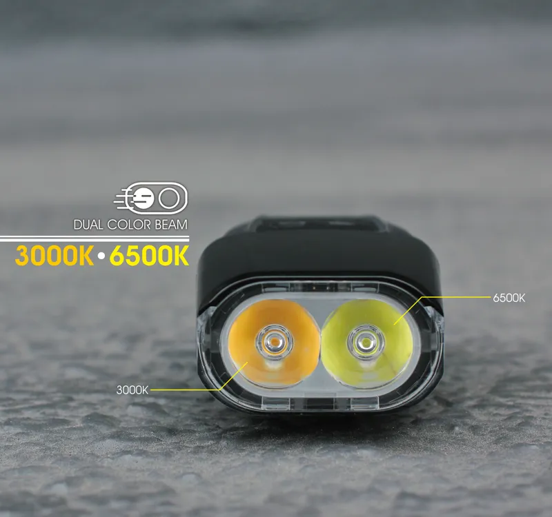 Moon Meteor Storm Dual 1300 Lumen Front Bicycle Light