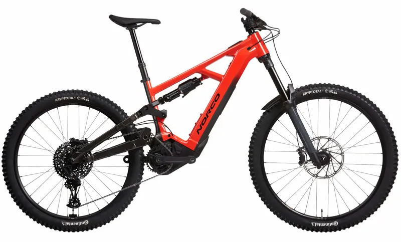 Norco Range VLT A1 Red Electric Full Suspension Mountain Bike