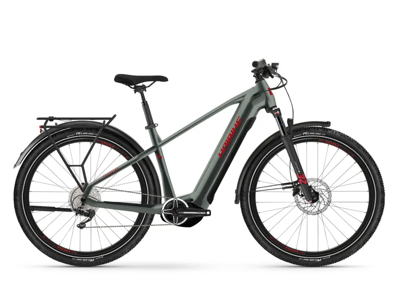 Haibike Trekking 5 High Grey/Red 720Wh Electric Hybrid Bike