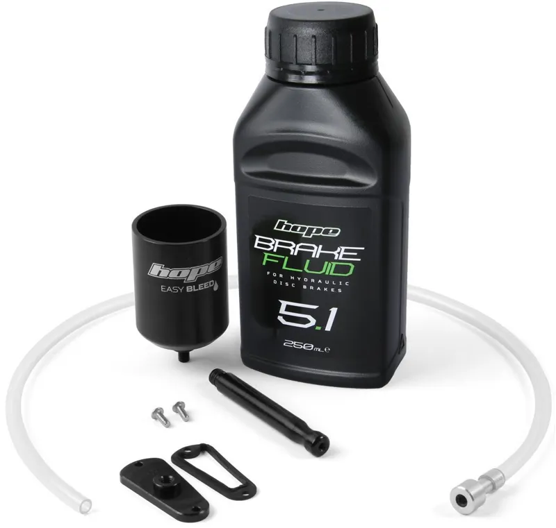 Hope Easy Brake Bleed Kit with DOT fluid for Tech 3 Hydraulic Brakes