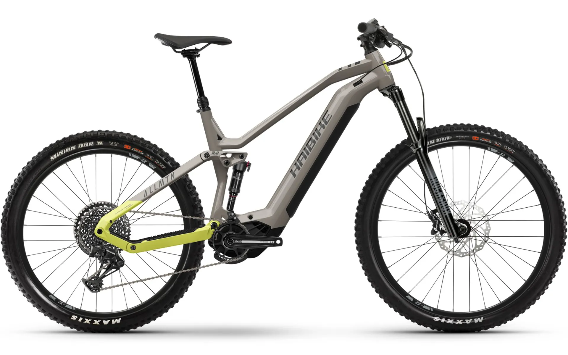 Haibike AllMtn 2 720Wh Lemon Electric Full-Suspension Mountain Bike