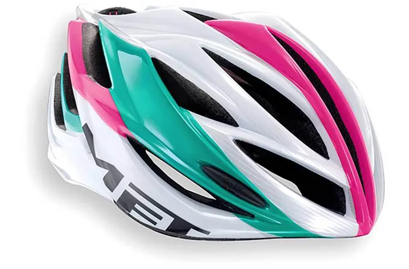 MET Forte Pink/Cyan Road Cycling Helmet