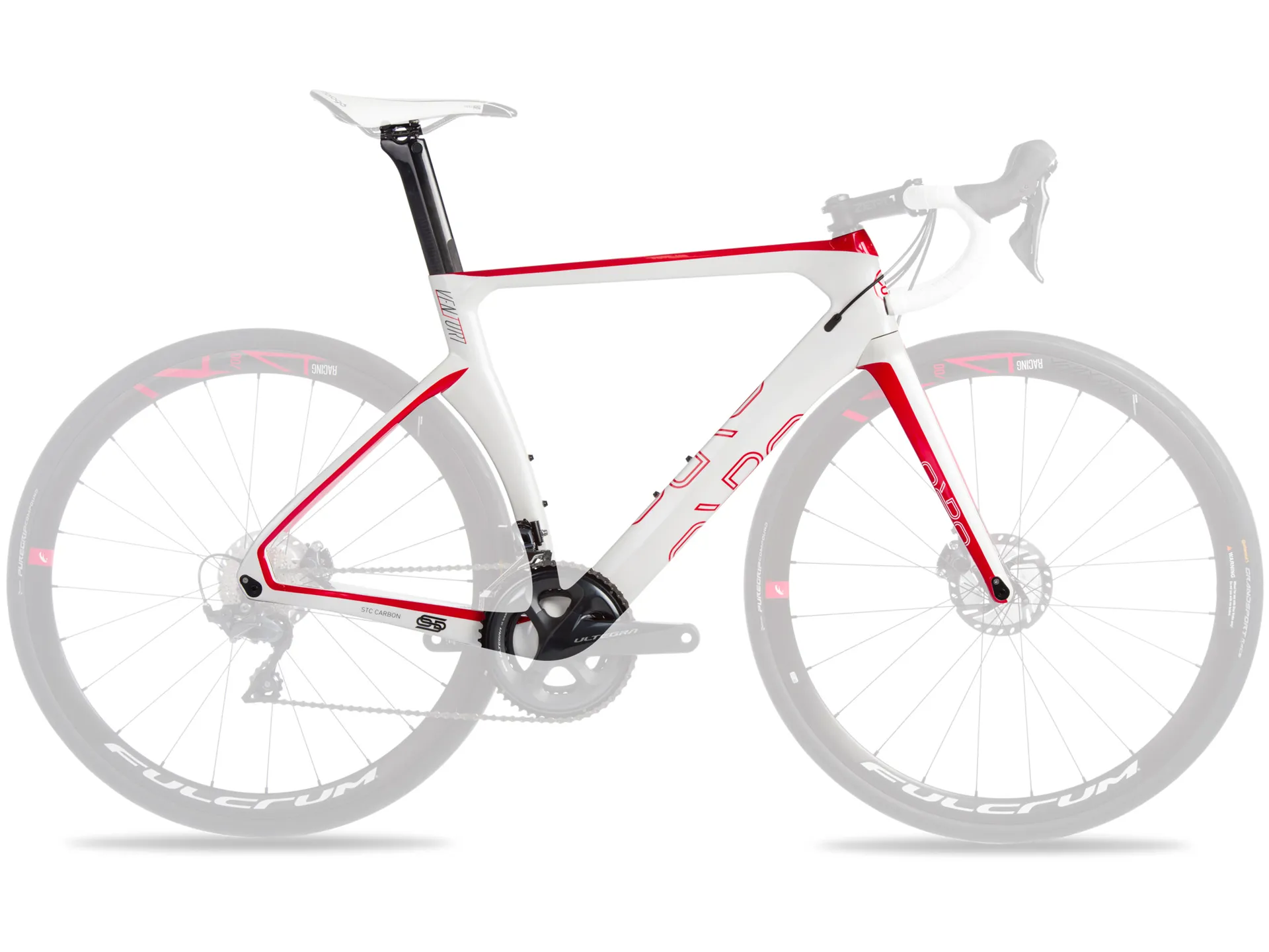 Orro Venturi White Carbon Aero Road Bike Frame
